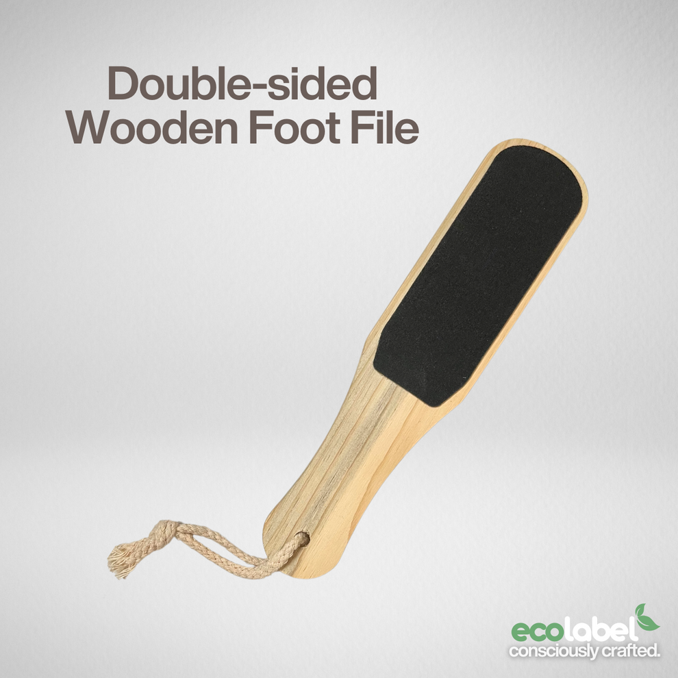 Double-sided Wooden Foot File – Ecolabel Philippines