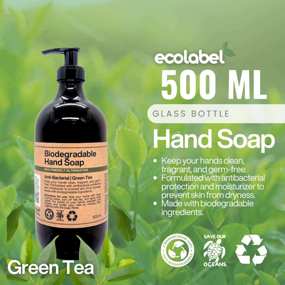 Biodegradable Hand Soap Concentrate Green Tea – Ecolabel Philippines